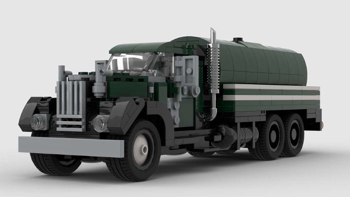 Vintage Heavy Tanker Truck from BrickLink Studio [BrickLink]