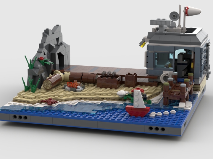 Beach Shoreline from BrickLink Studio [BrickLink]