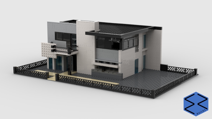 Modern Mansion from BrickLink Studio [BrickLink]
