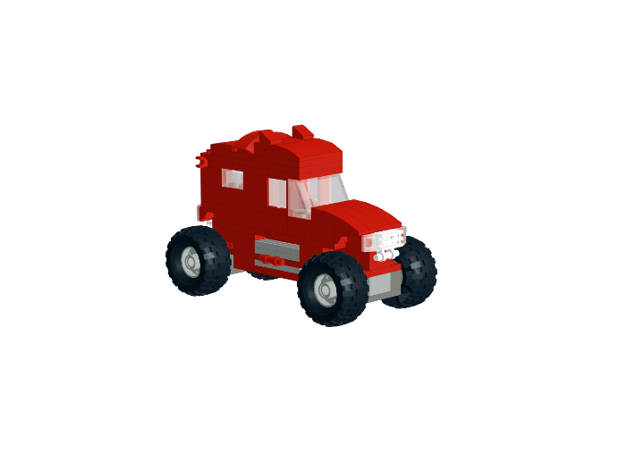 Monster truck from BrickLink Studio [BrickLink]