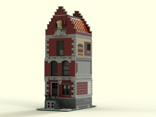 Modular Base - Wall 01 from BrickLink Studio [BrickLink]
