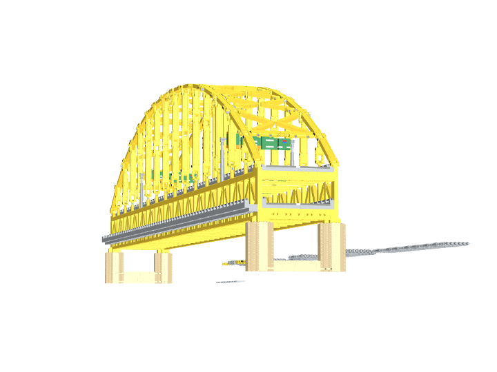 Fort Pitt Bridge from BrickLink Studio [BrickLink]