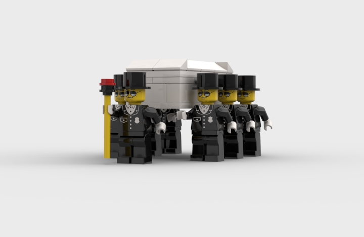 Lego Coffin guy from BrickLink Studio [BrickLink]