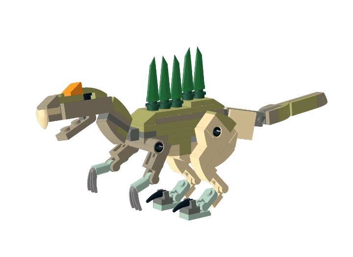 Spinosaurus from BrickLink Studio [BrickLink]