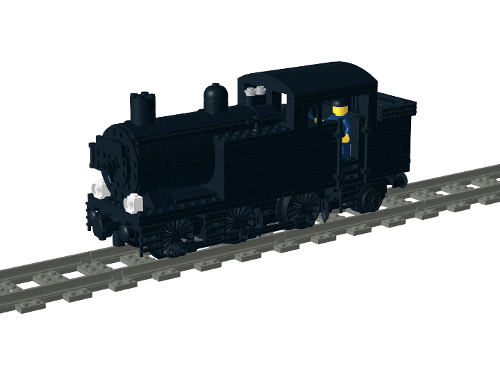 GER class L77/LNER class N7, 0-6-2 tank engine from BrickLink Studio ...