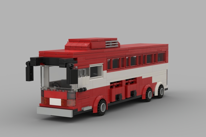 custom long haul bus from BrickLink Studio [BrickLink]