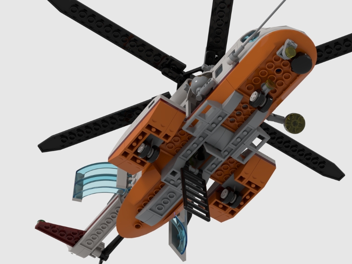 Search, Rescue, Destroy Helicopter from BrickLink Studio [BrickLink]