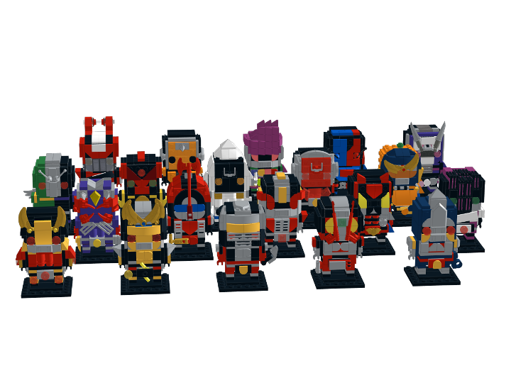 Kamen Rider Brickheadz Series from BrickLink Studio [BrickLink]