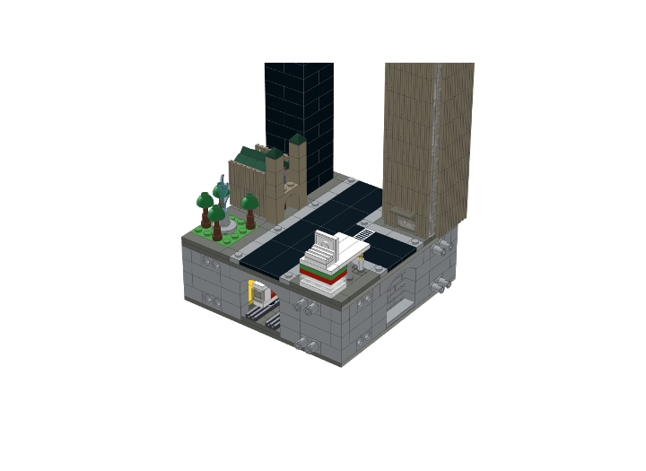 Mini City from BrickLink Studio [BrickLink]