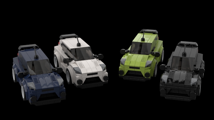 Ford Focus RS Mk2 from BrickLink Studio [BrickLink]