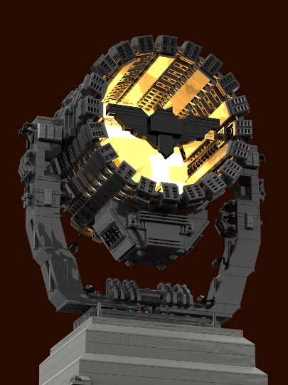 The Bat Signal from BrickLink Studio [BrickLink]