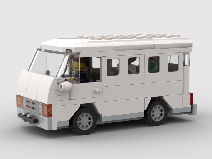 Shuttle Van from BrickLink Studio [BrickLink]