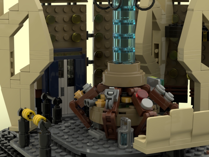Tardis (2005) V4 from BrickLink Studio [BrickLink]