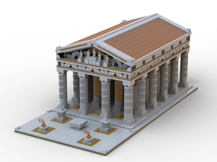 Greek Temple from BrickLink Studio [BrickLink]