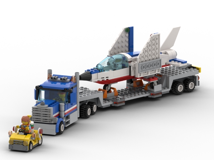 60079 Training Jet Transporter from BrickLink Studio [BrickLink]