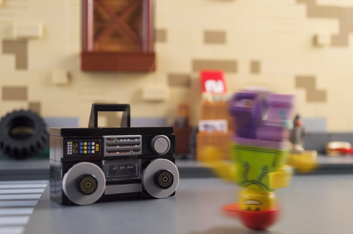 80s Boombox from BrickLink Studio [BrickLink]