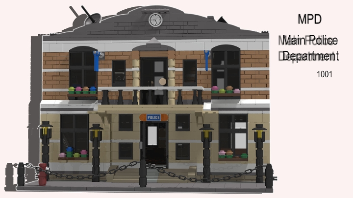 Main Police department from BrickLink Studio [BrickLink]