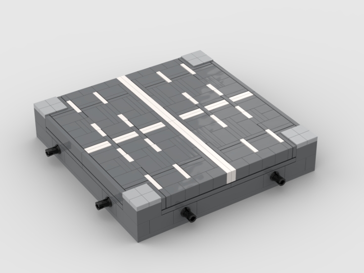 MS 16x16 Base+Road 4Cross from BrickLink Studio [BrickLink]