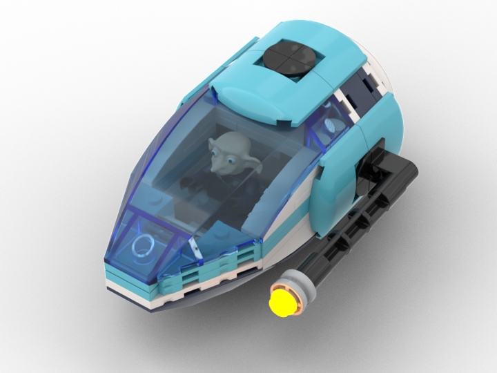 Rotating Spaceship from BrickLink Studio [BrickLink]