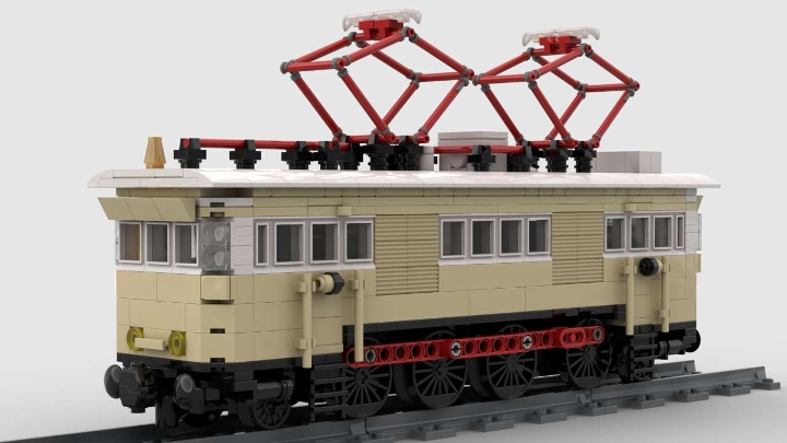 Electric Train - MÁV Class V40 from BrickLink Studio [BrickLink]