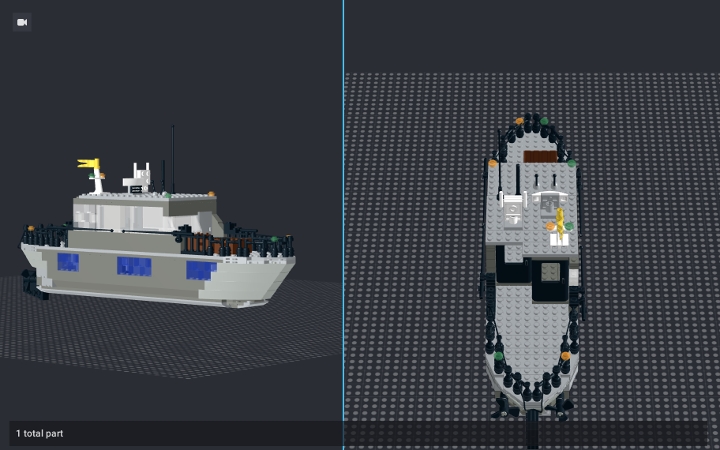 big boat from BrickLink Studio [BrickLink]