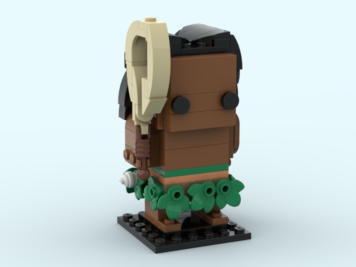 Maui BrickHeadz from BrickLink Studio [BrickLink]