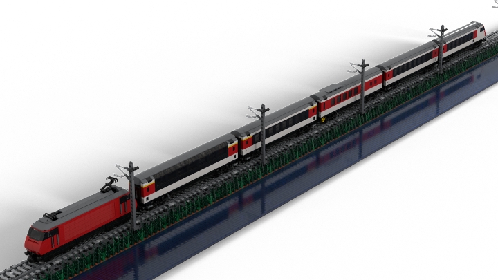 SBB Intercity from BrickLink Studio [BrickLink]