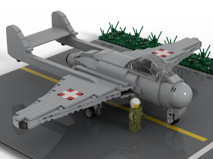DH100 Vampire from BrickLink Studio [BrickLink]