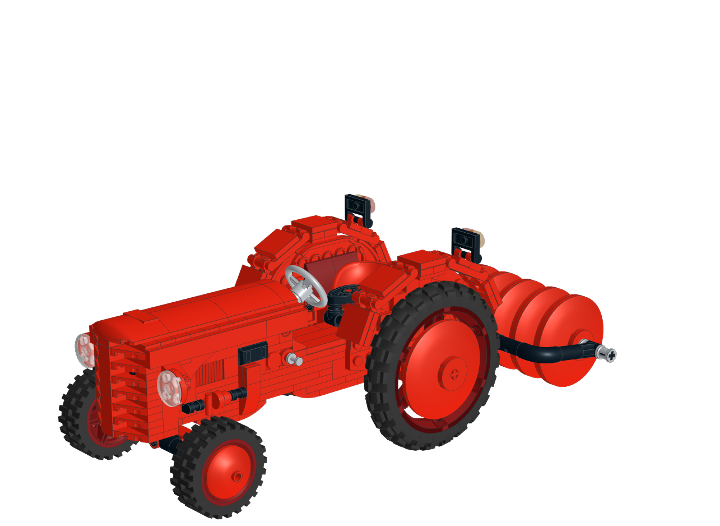 Vintage Tractor from BrickLink Studio [BrickLink]