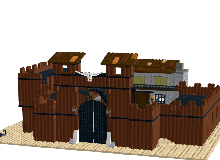 Fort_western from BrickLink Studio [BrickLink]