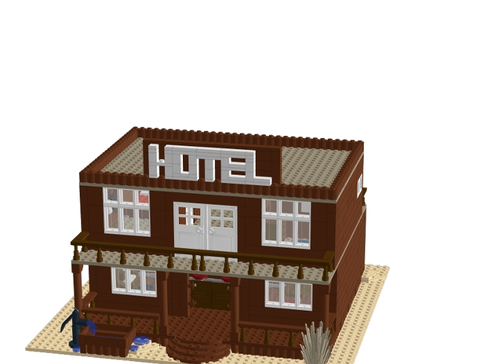hotel_western from BrickLink Studio [BrickLink]
