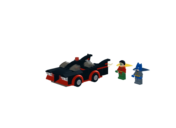 Batman Classic TV Series Batmobile from BrickLink Studio [BrickLink]