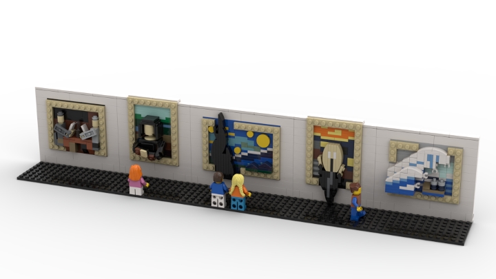 3D Mini Art Gallery from BrickLink Studio [BrickLink]