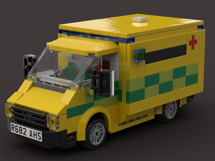 UK Ambulance from BrickLink Studio [BrickLink]