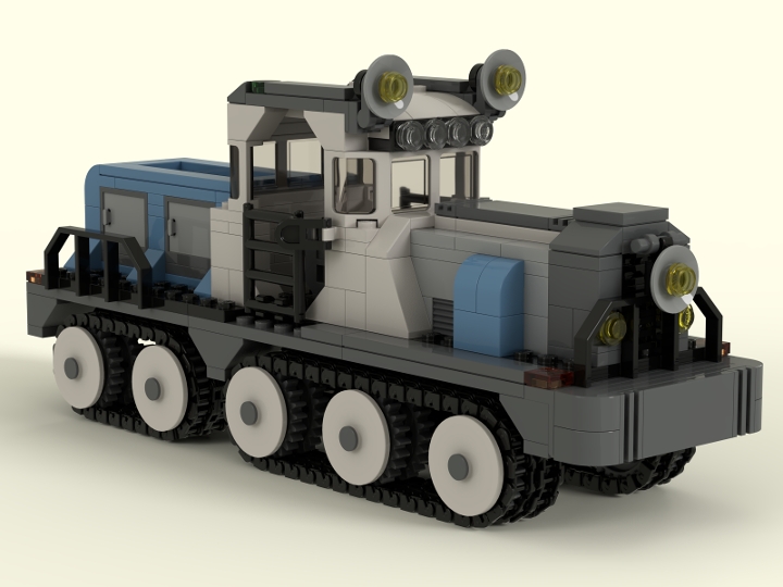 Train with treads from BrickLink Studio [BrickLink]