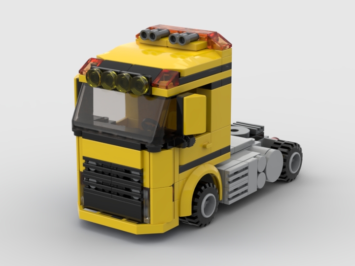 Yellow truck from BrickLink Studio [BrickLink]