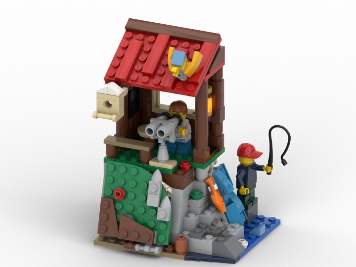 31098 Bird Watching Viewpoint (medium build) from BrickLink Studio ...