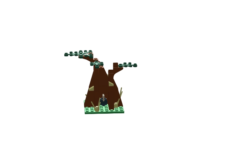 Tree with Cavity from BrickLink Studio [BrickLink]