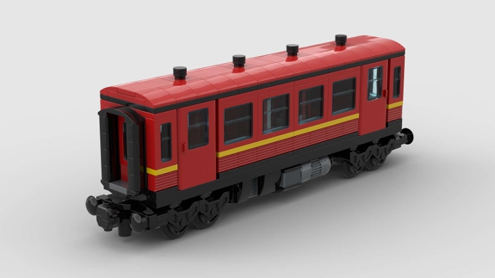 red Passengerwagon from BrickLink Studio [BrickLink]