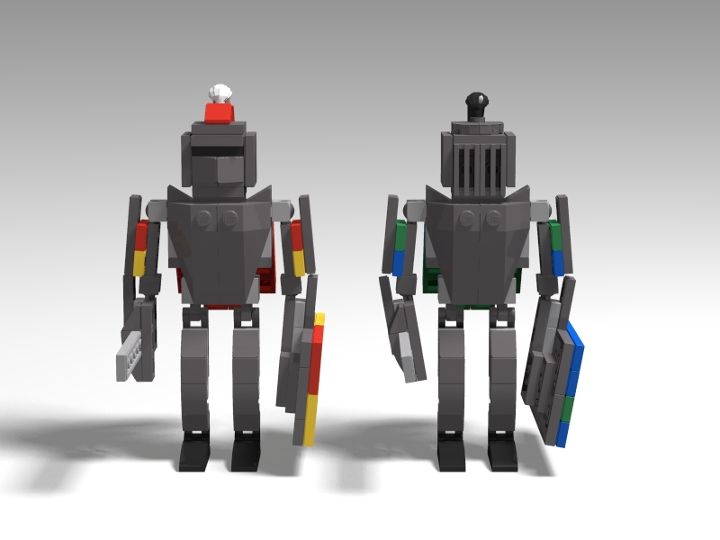 Knight Action Figures from BrickLink Studio [BrickLink]