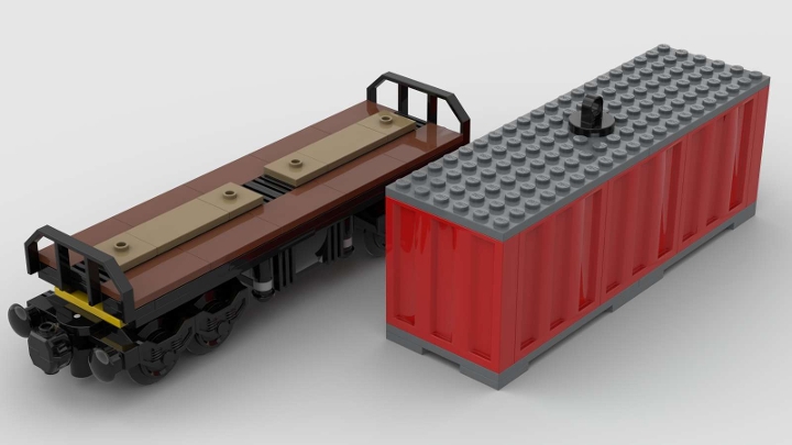 heavy container cart from BrickLink Studio [BrickLink]