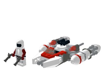 X-Wing pilot Lego brickheadz from BrickLink Studio [BrickLink]
