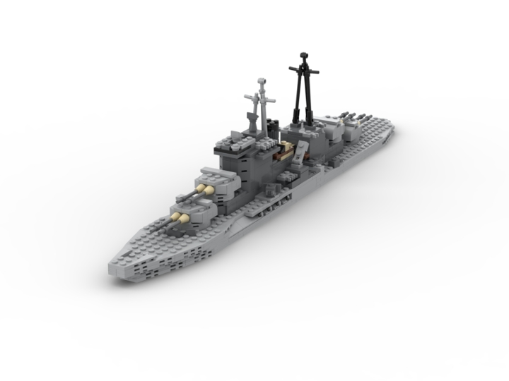 HMS Warspite from BrickLink Studio [BrickLink]