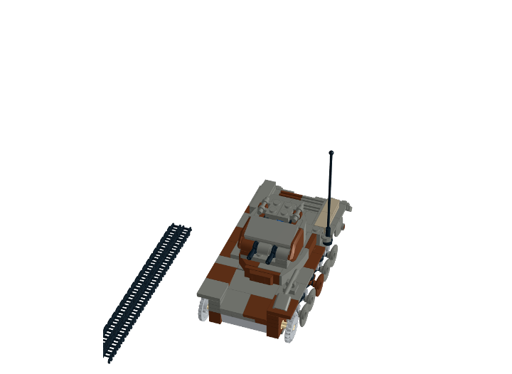 Blitz Panzer-II from BrickLink Studio [BrickLink]