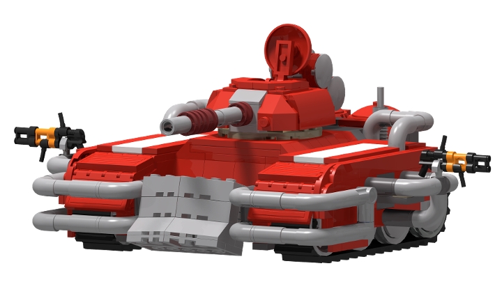 Battalion wars Tundran heavy tank from BrickLink Studio [BrickLink]