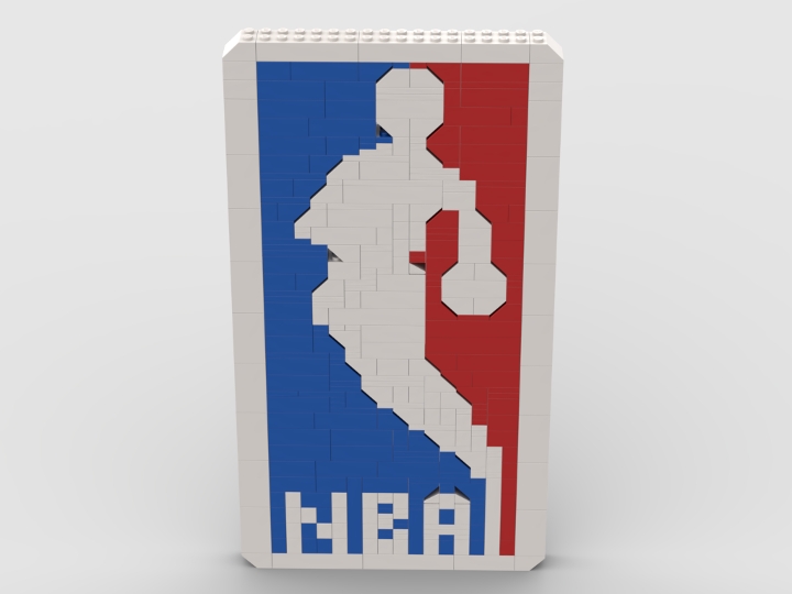 NBA Logo from BrickLink Studio [BrickLink]