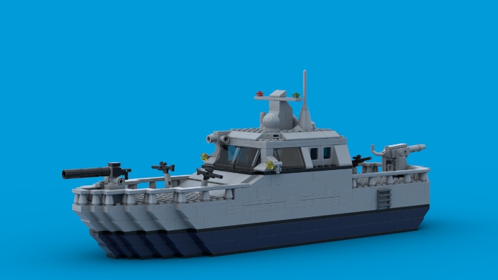 Navy Boat from BrickLink Studio [BrickLink]