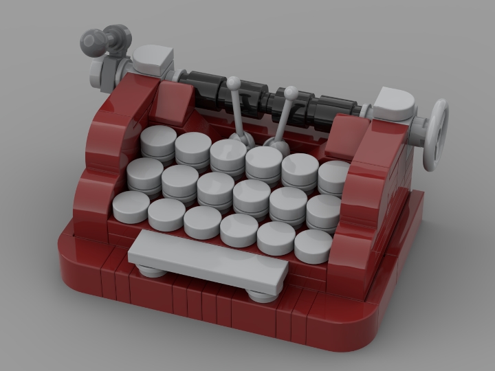 Typewriter from BrickLink Studio [BrickLink]