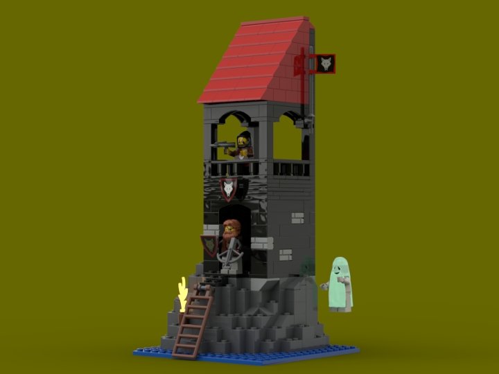 Wolfpack outpost from BrickLink Studio [BrickLink]