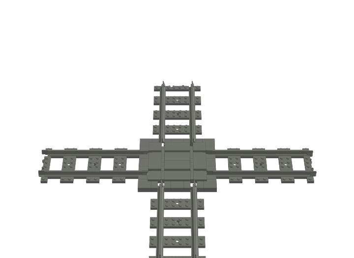 railway crossing from BrickLink Studio [BrickLink]